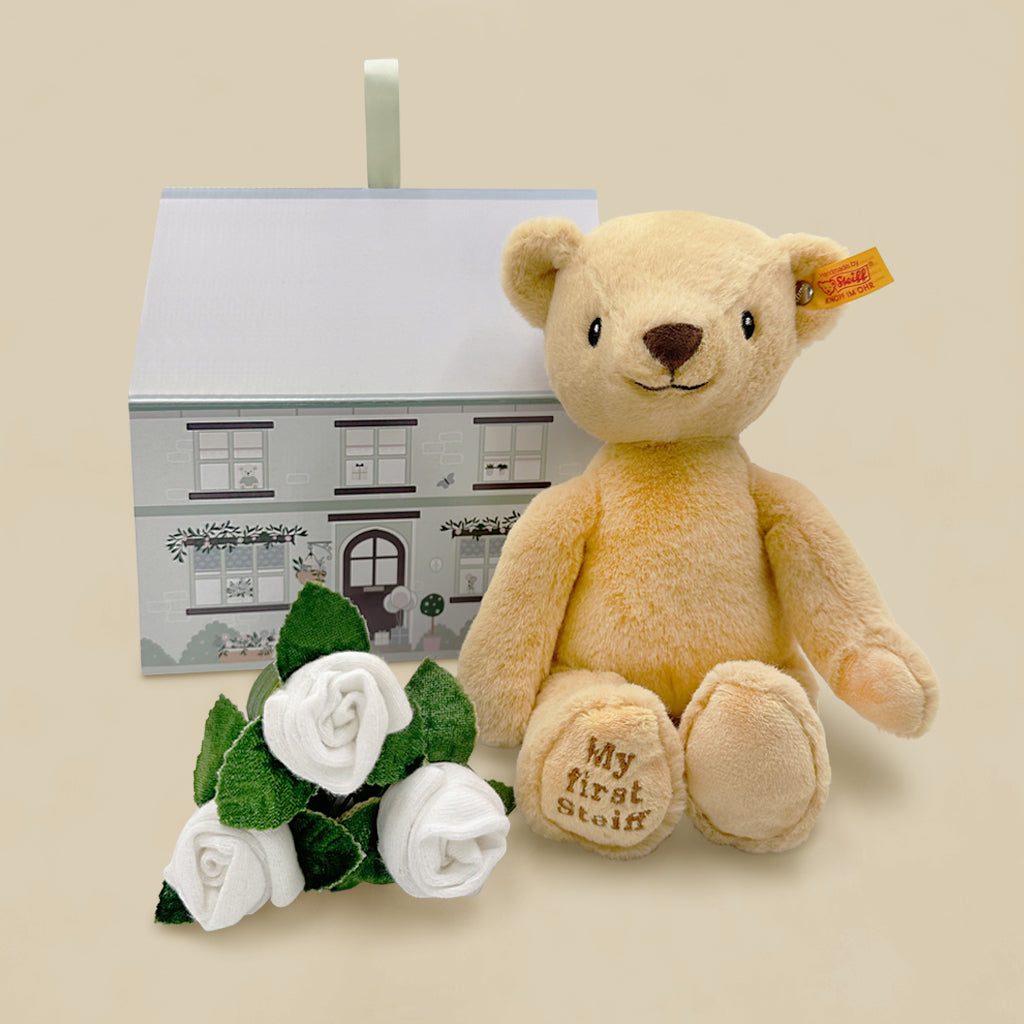 My First Steiff Gift Box, Neutral | Steiff | New Baby Gifts – Babyblooms
