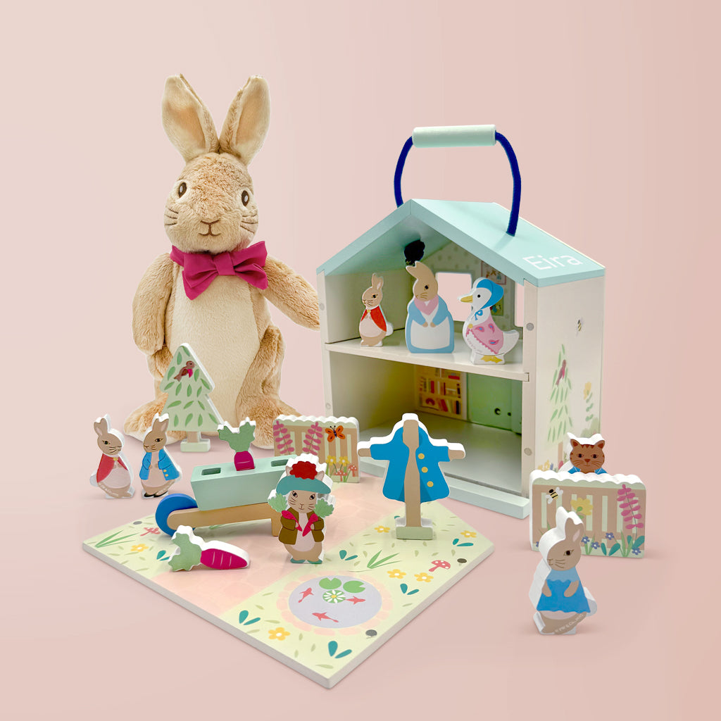 Personalised Flopsy Bunny Playtime Gift Set | Gift Sets | Babyblooms